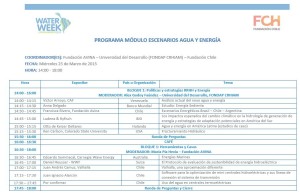 Seminarios Water Week Latinoamérica 2015: Escenarios Agua y Energía - Codexverde