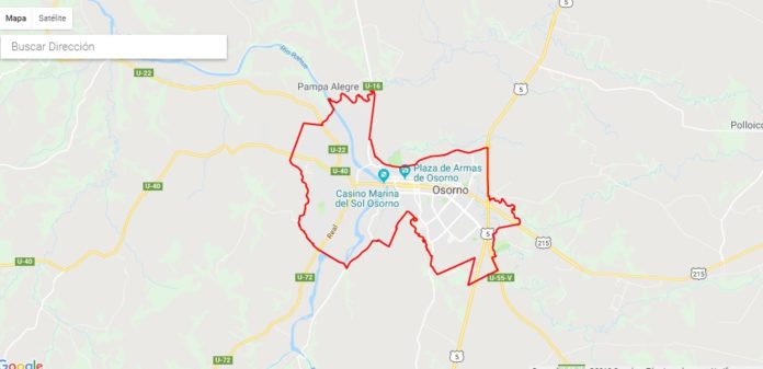 Mapa Osorno - Codexverde