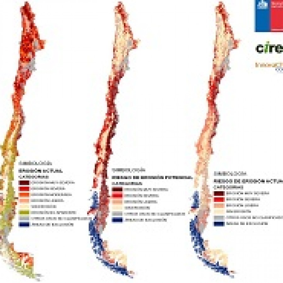 Estudio "Erosión Potencial y Actual del Territorio de Chile" del Ciren ...
