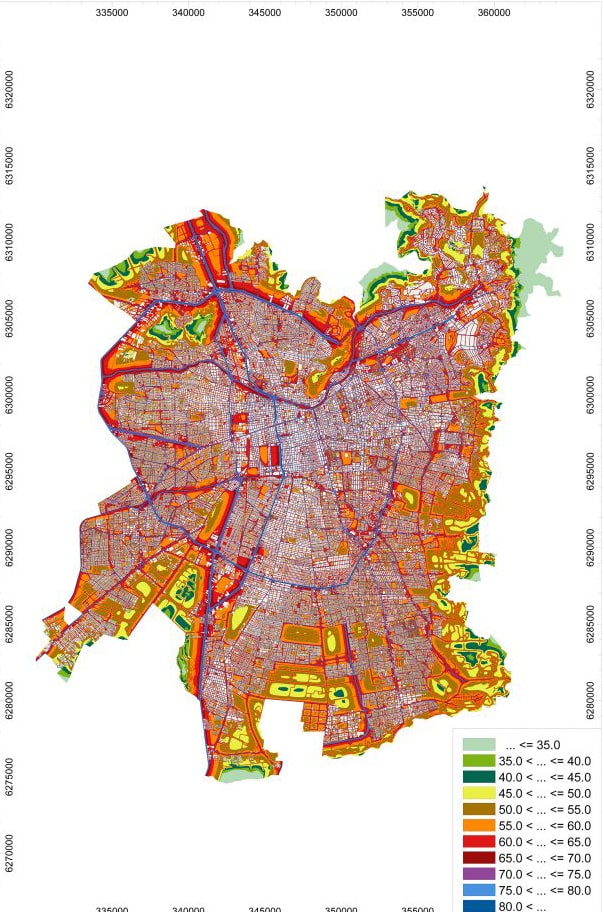 Un mapa contra un contaminante invisible, el ruido - Codexverde