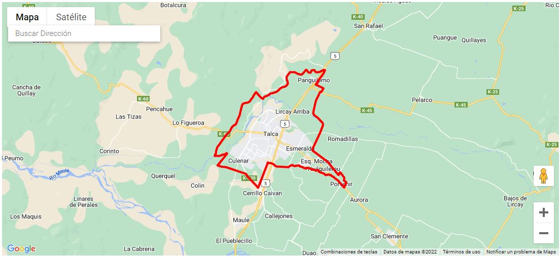 mapa-talca - Codexverde